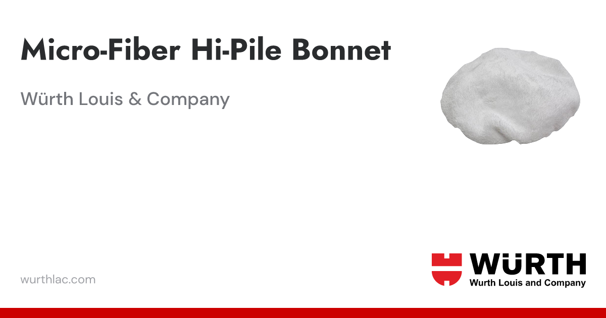 Micro-Fiber Hi-Pile Bonnet | Würth Louis & Company