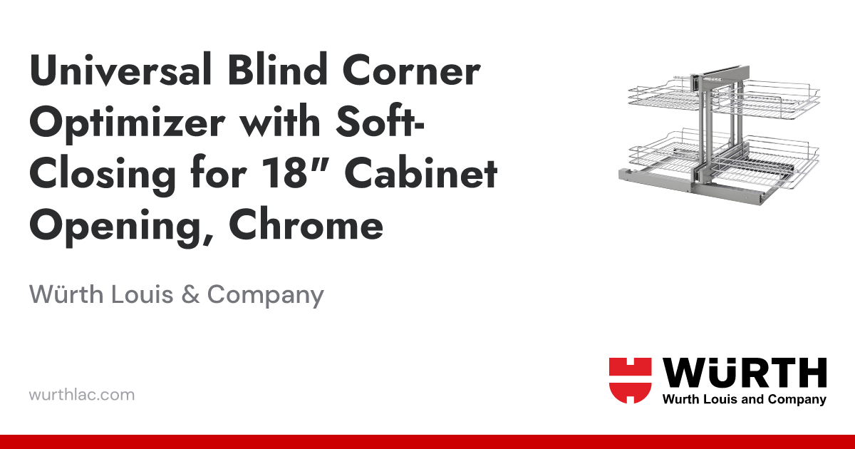 Universal Blind Corner Optimizer with Soft-Closing for 18" Cabinet ...