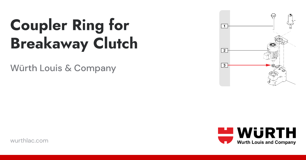 Coupler Ring for Breakaway Clutch | Würth Louis & Company