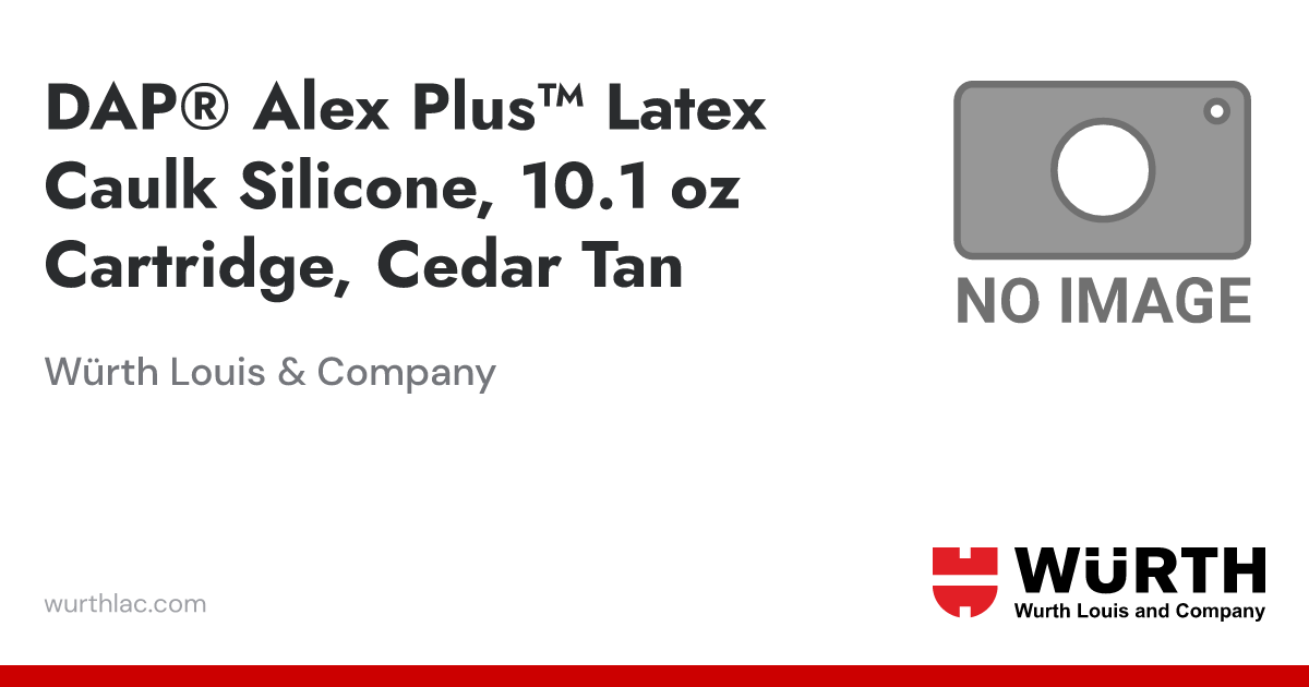 DAP® Alex Plus™ Latex Caulk Silicone, 10.1 oz Cartridge, Cedar Tan ...