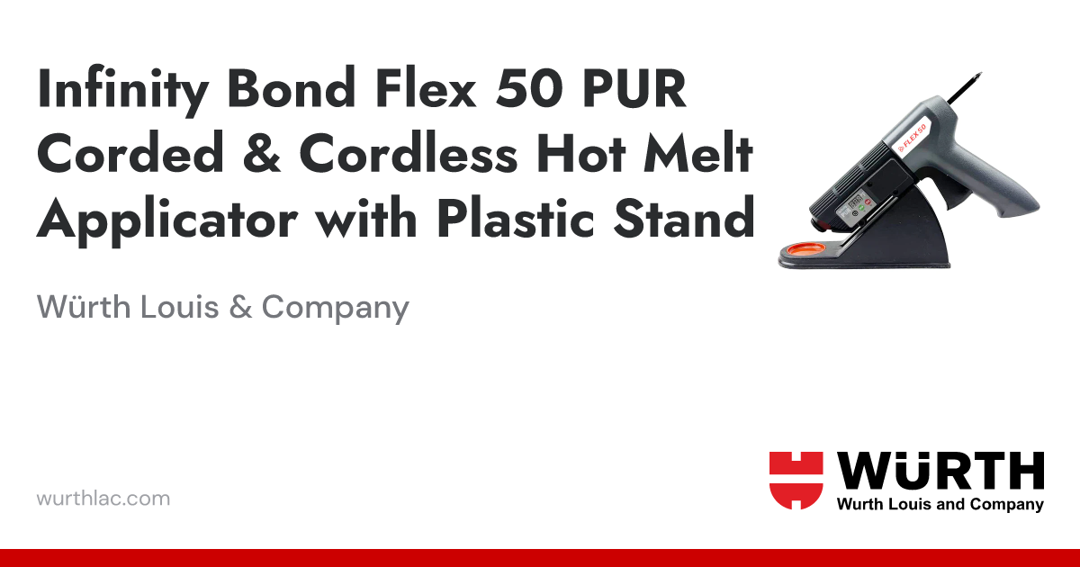 Infinity Bond Flex 50 PUR Corded & Cordless Hot Melt Applicator with ...