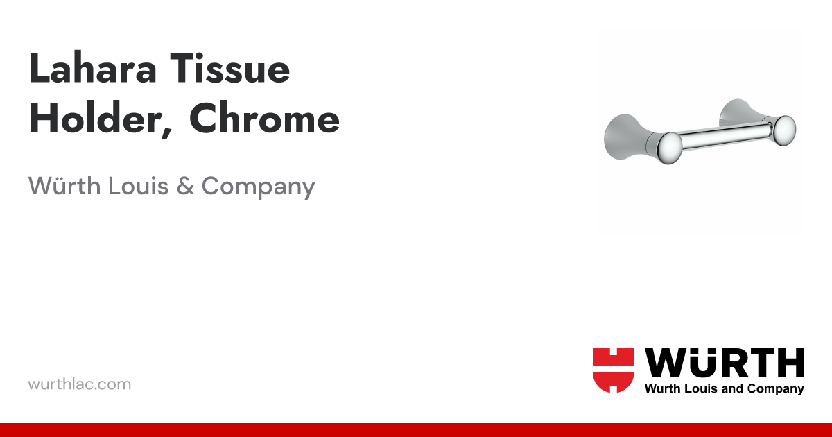 Lahara Tissue Holder, Chrome | Würth Louis & Company