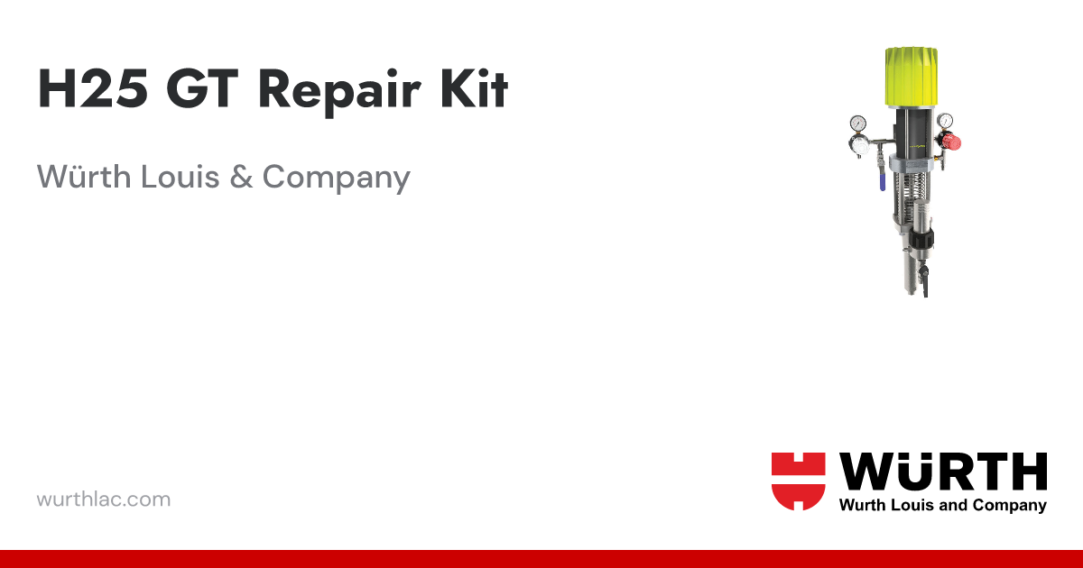 H25 GT Repair Kit | Würth Louis & Company