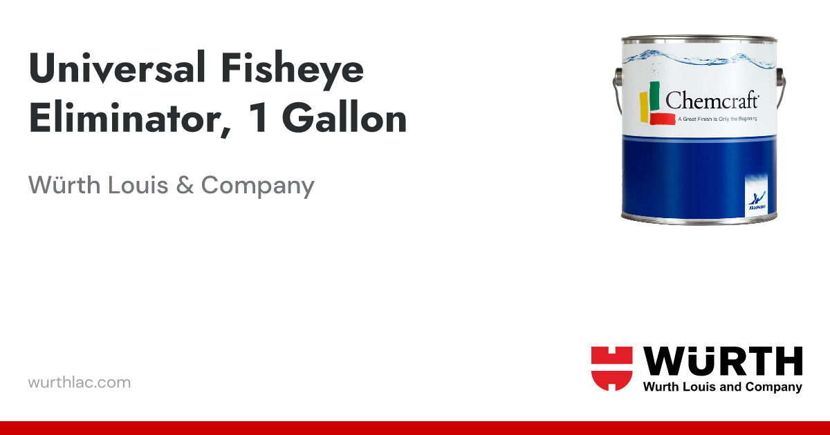 Universal Fisheye Eliminator, 1 Gallon | Würth Louis & Company