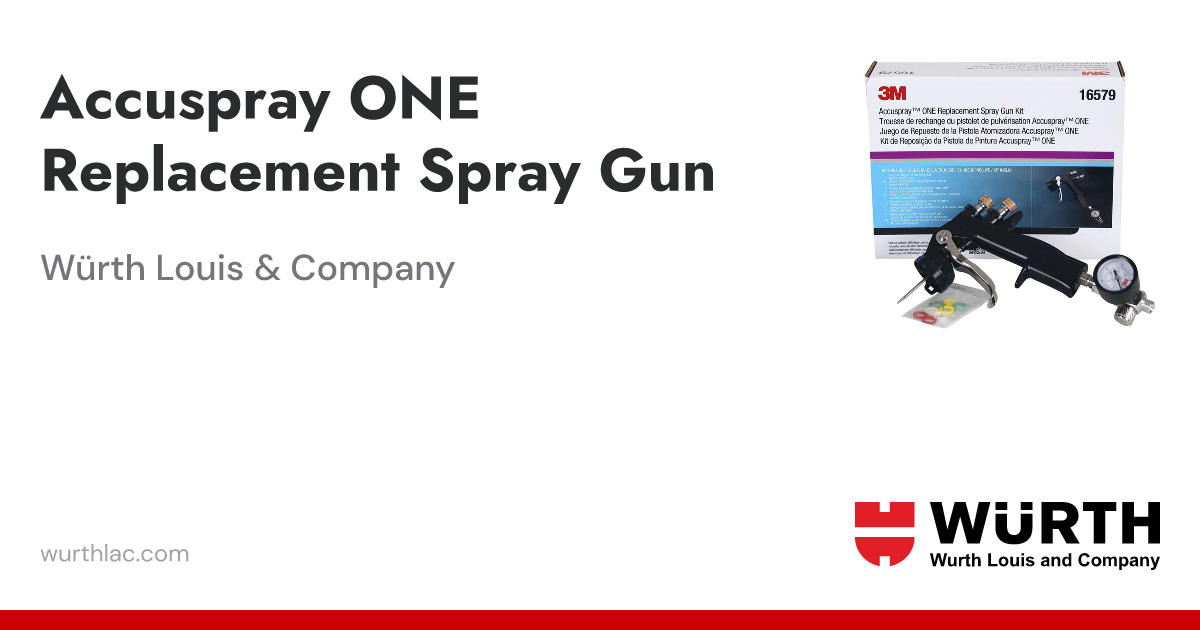 Accuspray ONE Replacement Spray Gun | Würth Louis & Company