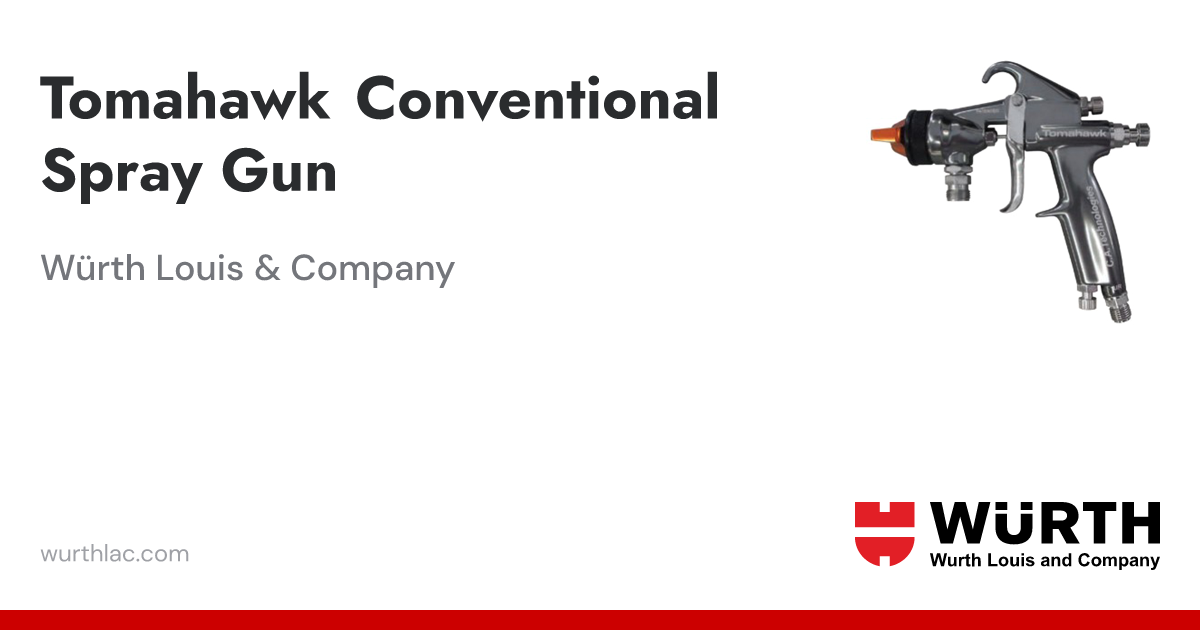 Tomahawk Conventional Spray Gun | Würth Louis & Company