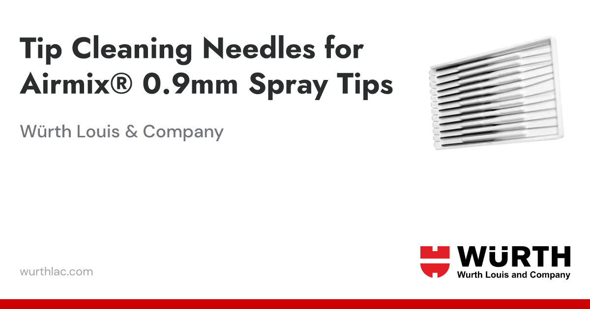 Tip Cleaning Needles for Airmix® 0.9mm Spray Tips | Würth Louis & Company