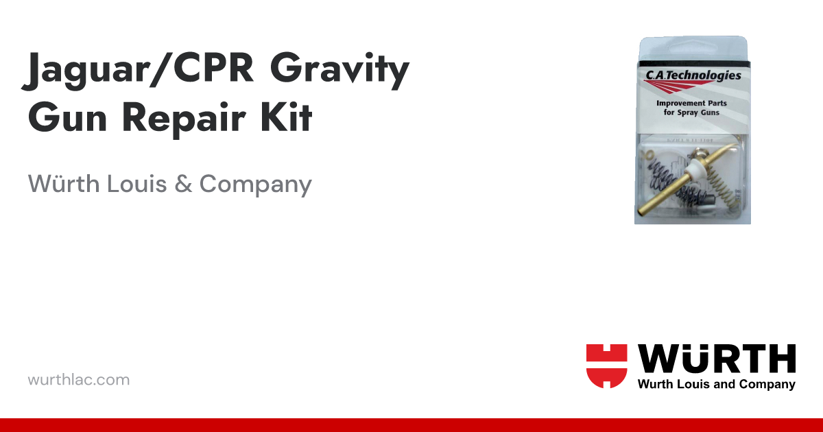 Jaguar/CPR Gravity Gun Repair Kit | Würth Louis & Company