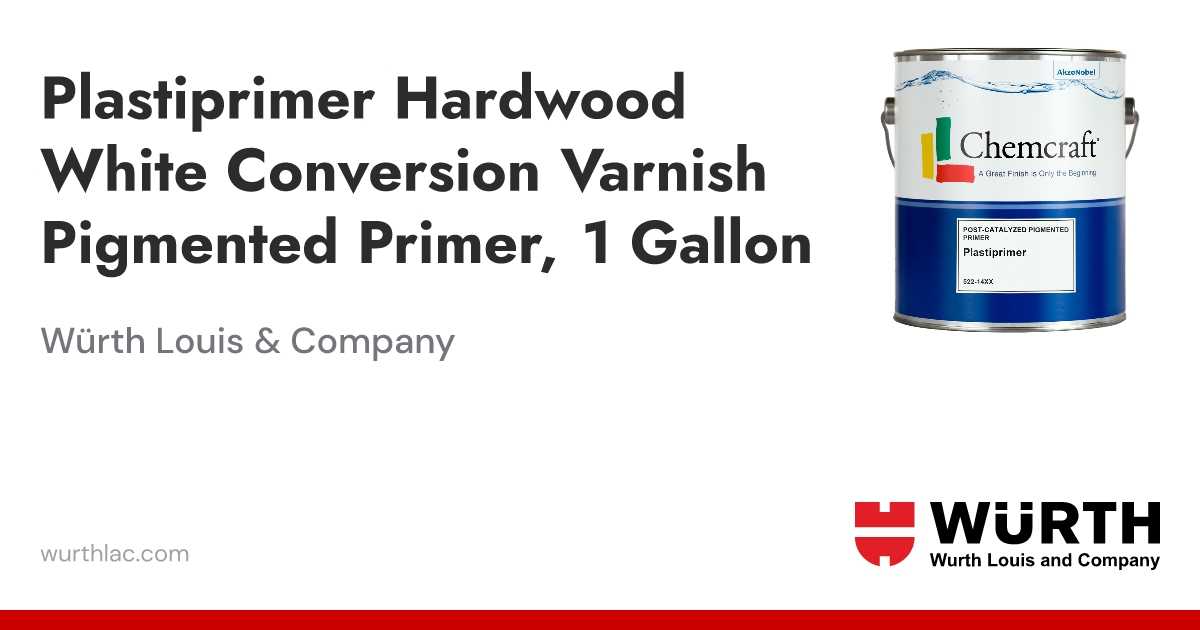 Plastiprimer Hardwood White Conversion Varnish Pigmented Primer, 1 ...