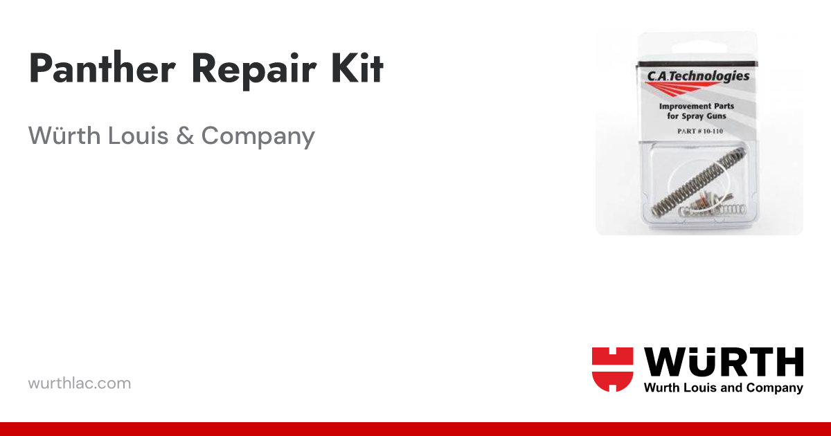 Panther Repair Kit | Würth Louis & Company