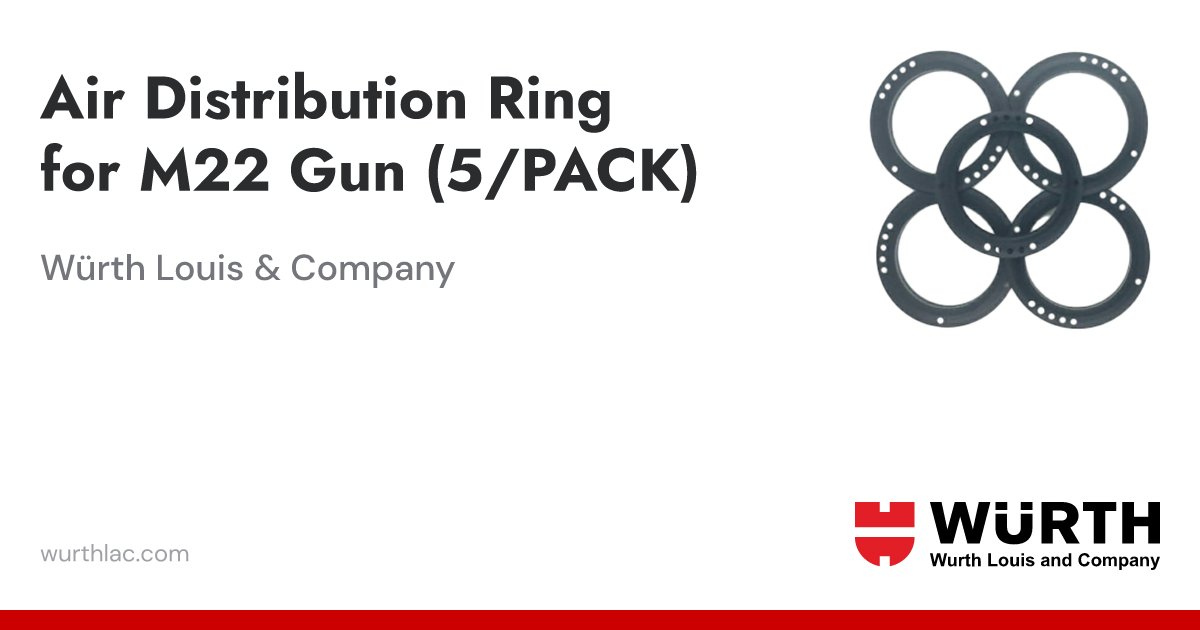 Air Distribution Ring for M22 Gun (5/PACK) | Würth Louis & Company