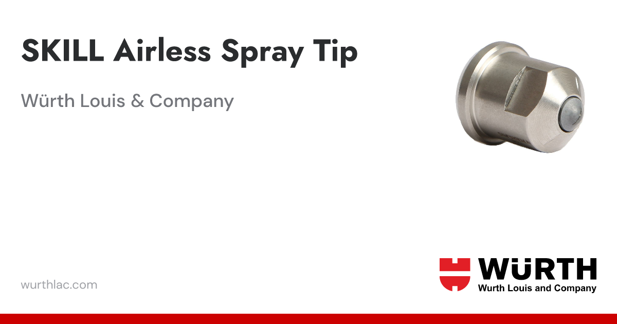 SKILL Airless Spray Tip | Würth Louis & Company