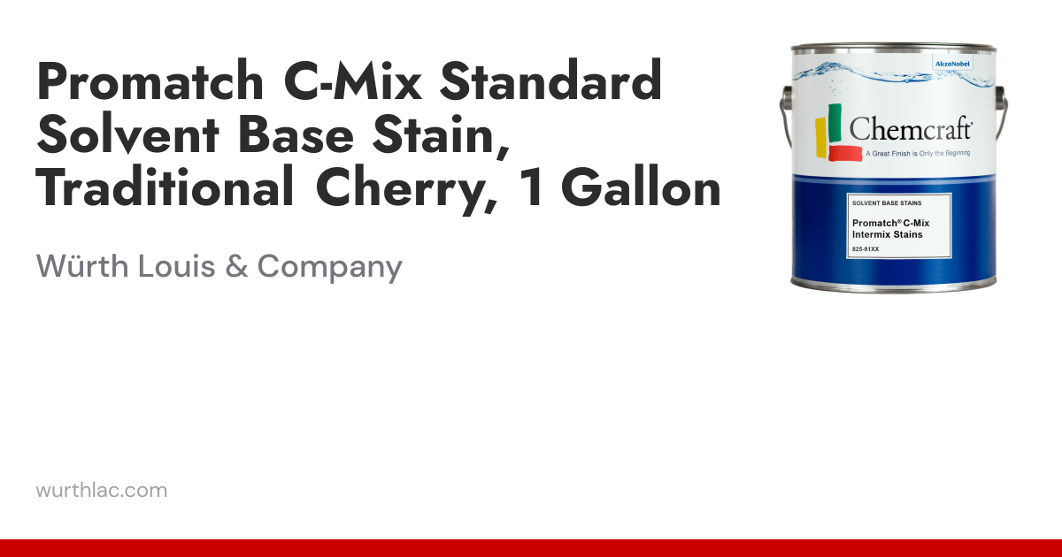 Promatch C-Mix Standard Solvent Base Stain, Traditional Cherry, 1 ...