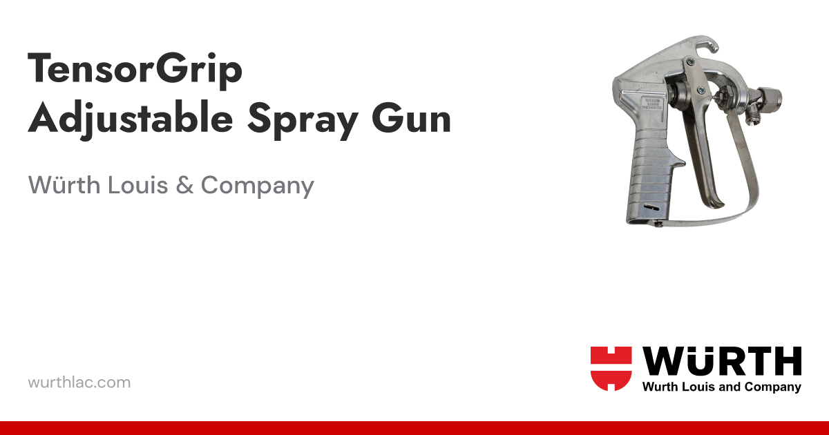 TensorGrip Adjustable Spray Gun | Würth Louis & Company