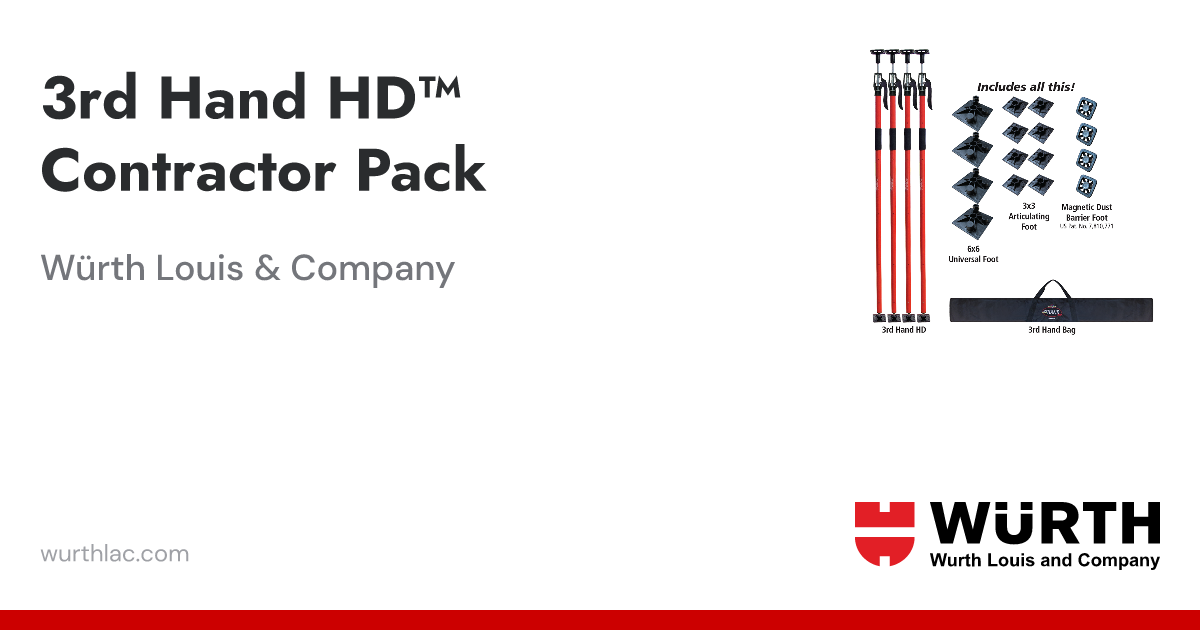 3rd Hand HD™ Contractor Pack | Würth Louis & Company