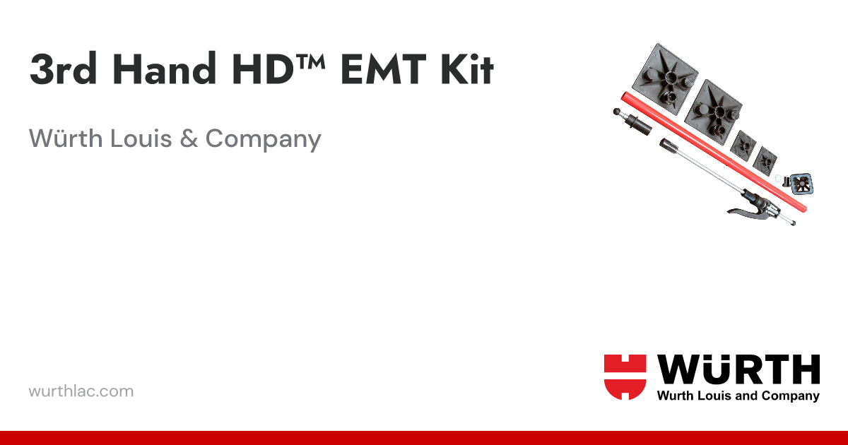 3rd Hand HD™ EMT Kit | Würth Louis & Company