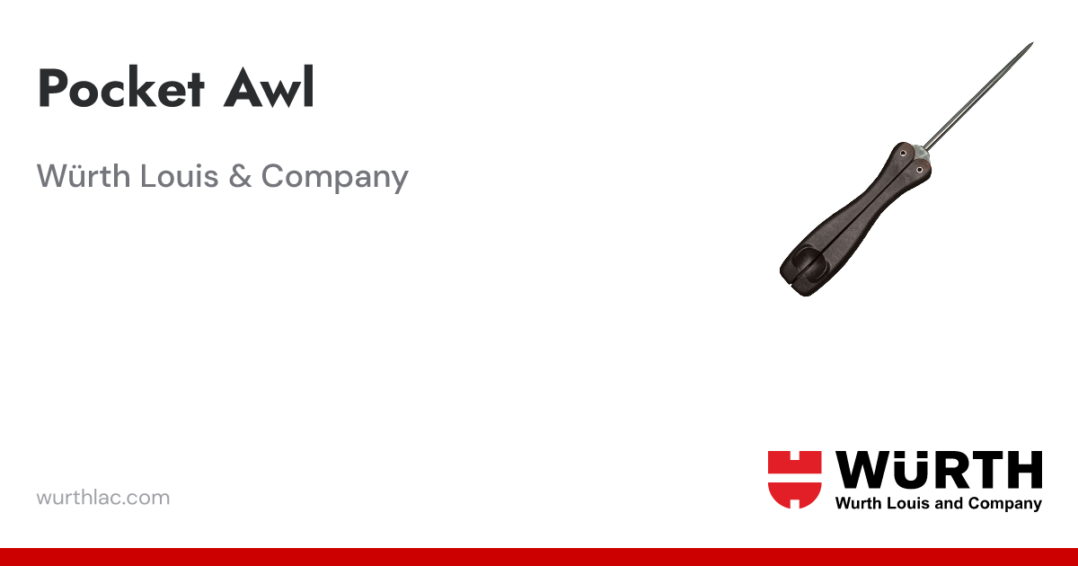 Pocket Awl | Würth Louis & Company