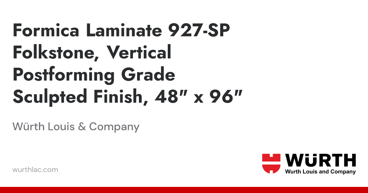 Formica Laminate 927-SP Folkstone, Vertical Postforming Grade Sculpted ...