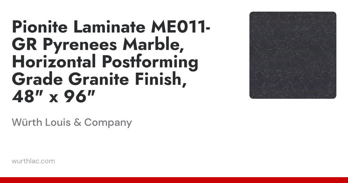 Pionite Laminate ME011-GR Pyrenees Marble, Horizontal Postforming Grade ...