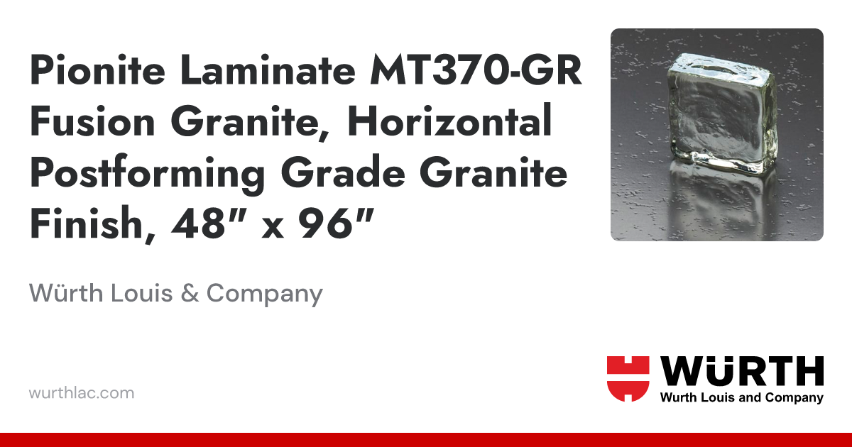 Pionite Laminate MT370-GR Fusion Granite, Horizontal Postforming Grade ...