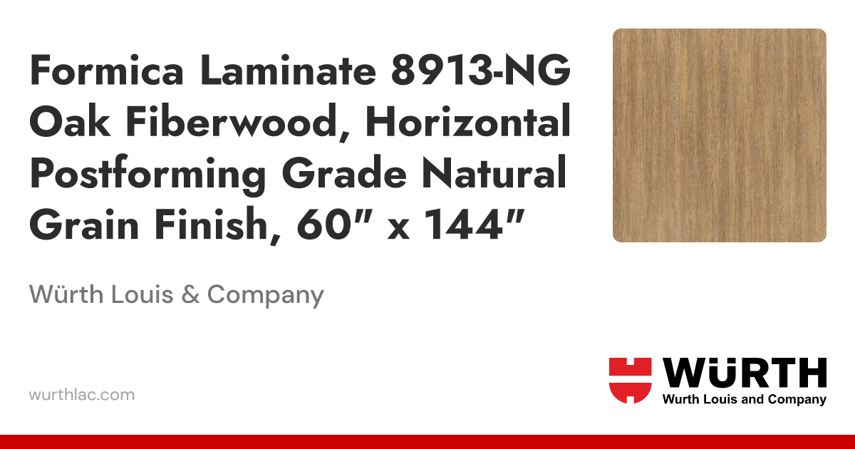 Formica Laminate 8913-NG Oak Fiberwood, Horizontal Postforming Grade ...