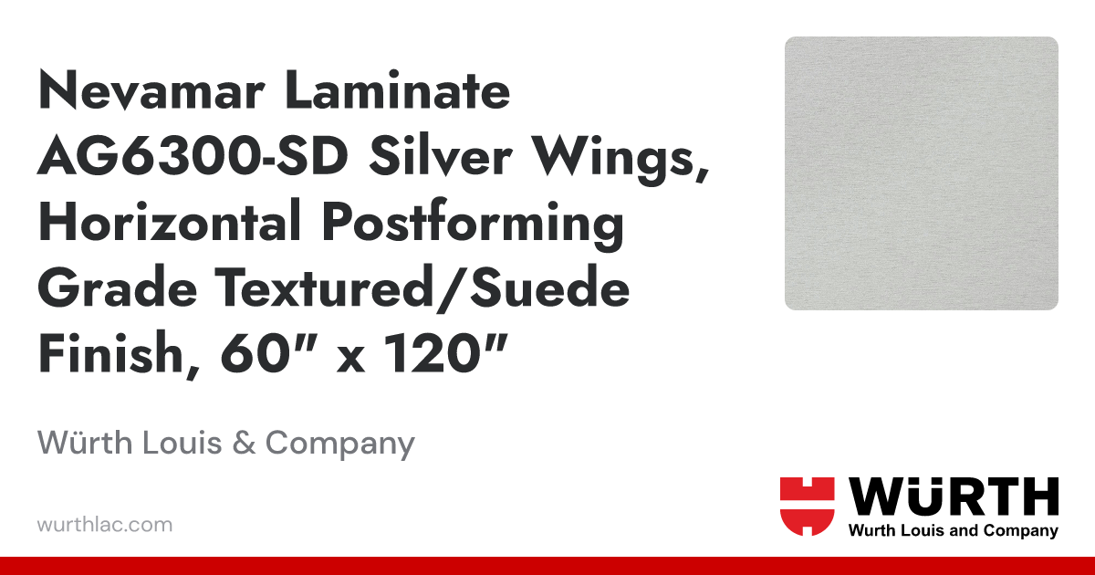 Nevamar Laminate AG6300-SD Silver Wings, Horizontal Postforming Grade ...