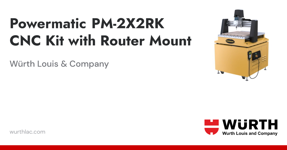 Powermatic PM-2X2RK CNC Kit with Router Mount | Würth Louis & Company