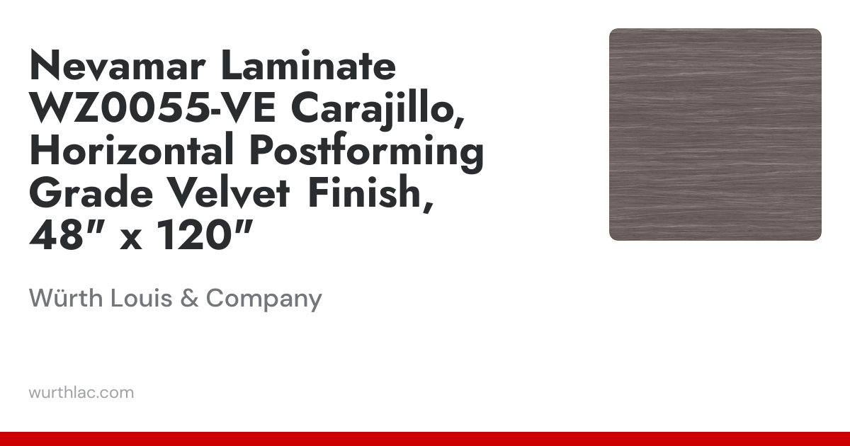 Nevamar Laminate WZ0055-VE Carajillo, Horizontal Postforming Grade ...