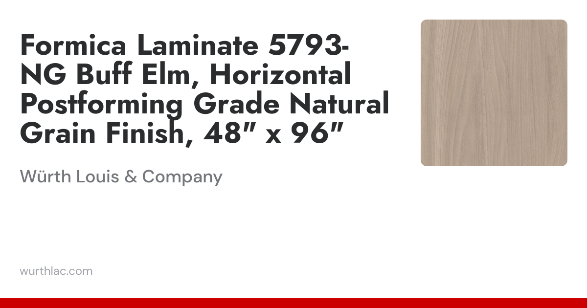 Formica Laminate 5793-NG Buff Elm, Horizontal Postforming Grade Natural ...