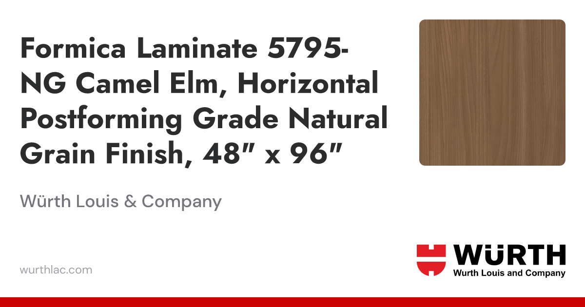 Formica Laminate 5795-NG Camel Elm, Horizontal Postforming Grade ...