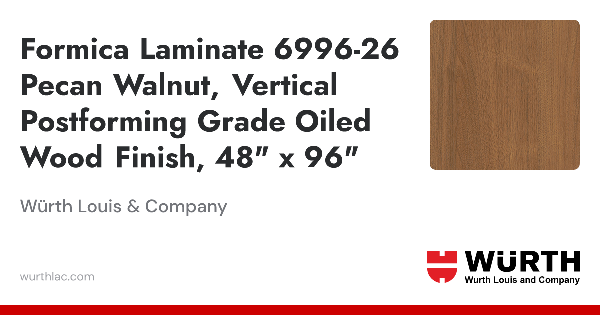 Formica Laminate 6996-26 Pecan Walnut, Vertical Postforming Grade Oiled ...