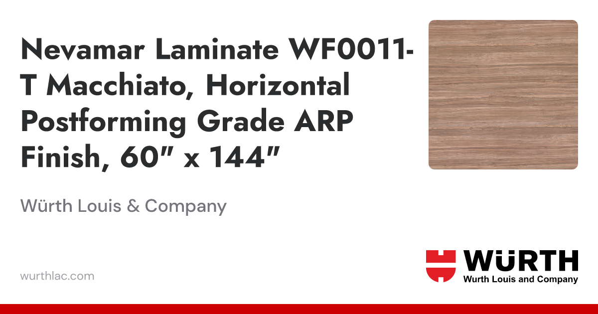 Nevamar Laminate WF0011-T Macchiato, Horizontal Postforming Grade ARP ...