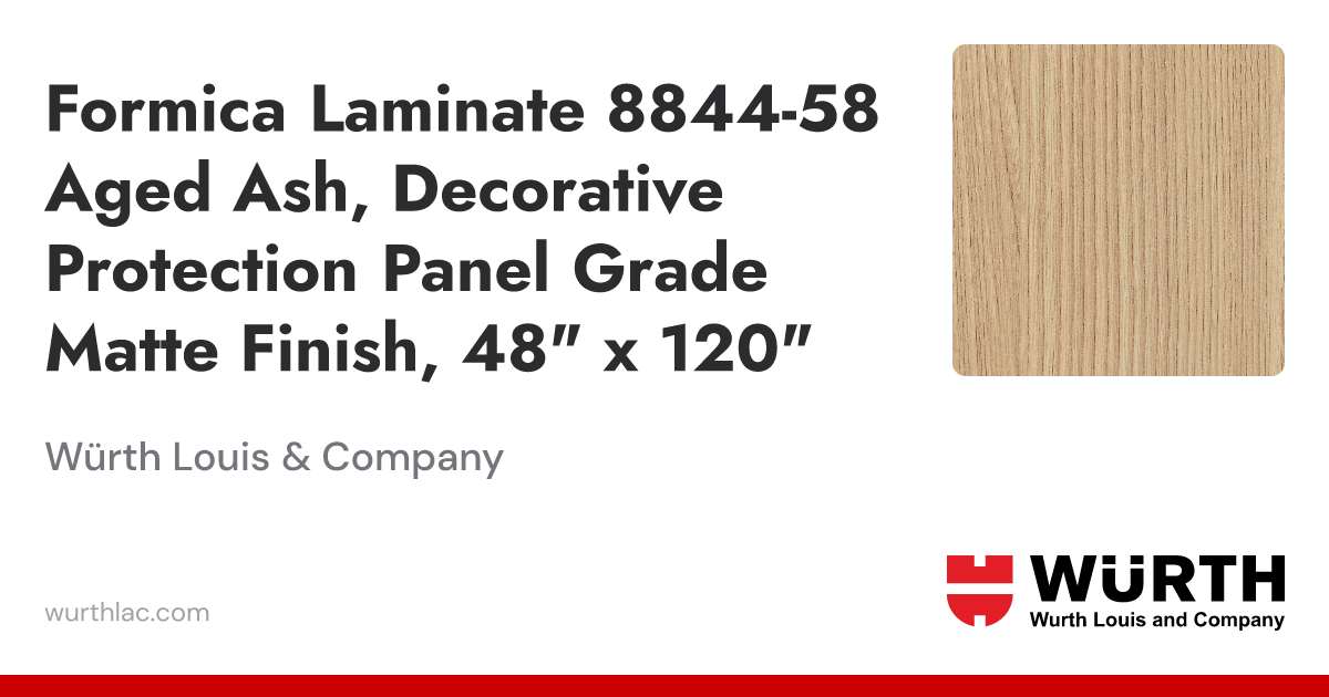 Formica Laminate 8844-58 Aged Ash, Decorative Protection Panel Grade ...