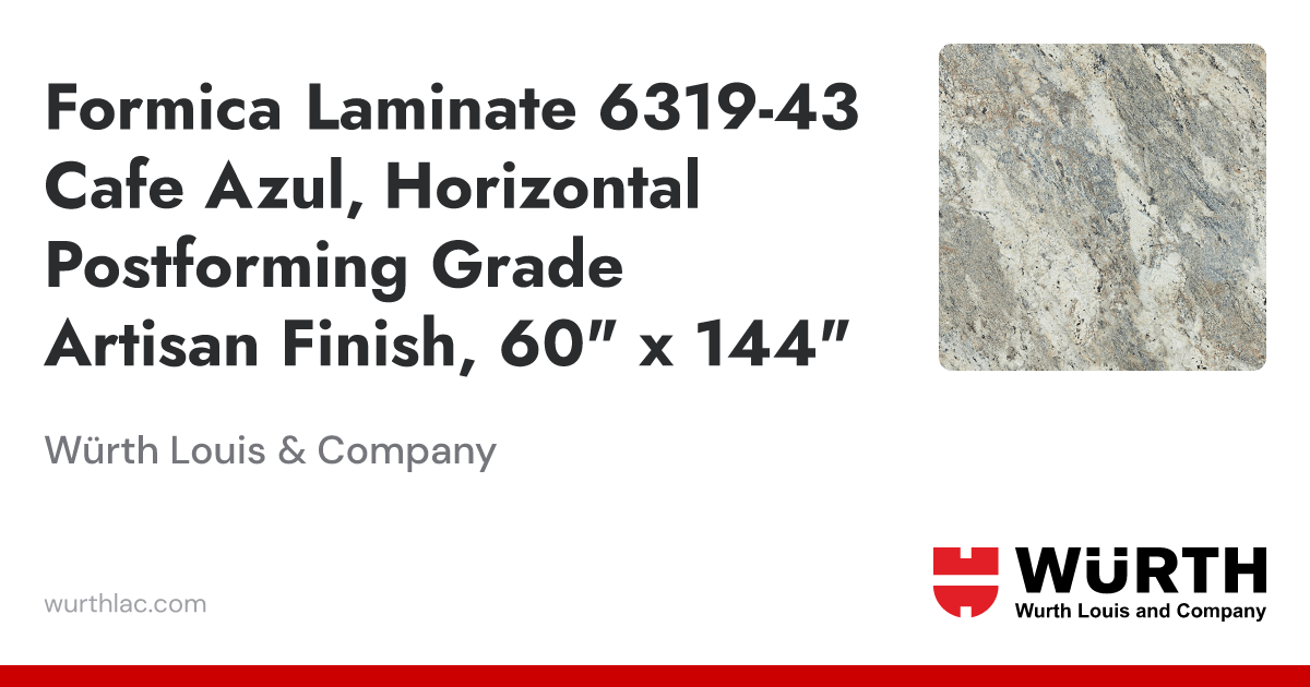 Formica Laminate 6319-43 Cafe Azul, Horizontal Postforming Grade ...