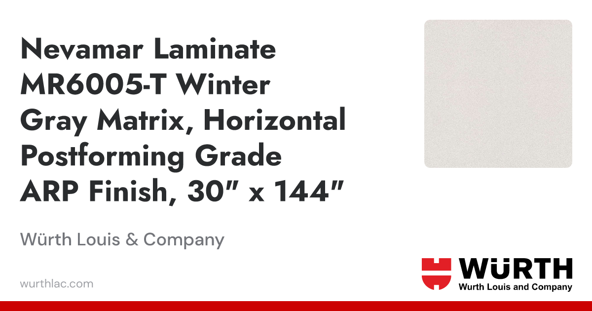 Nevamar Laminate MR6005-T Winter Gray Matrix, Horizontal Postforming ...