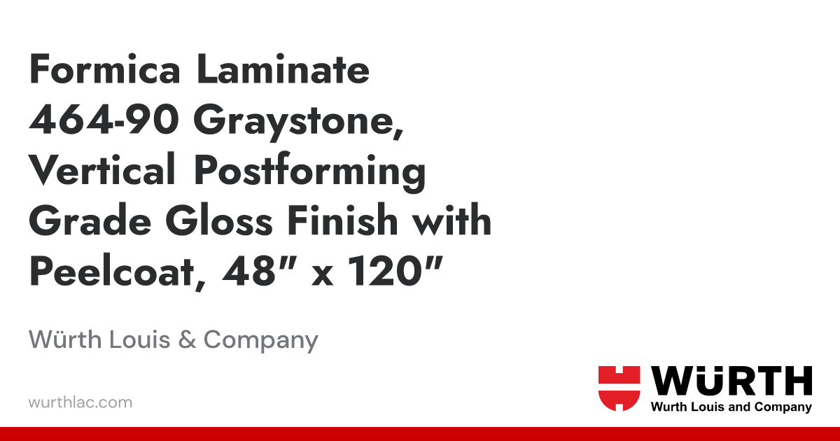 Formica Laminate 464-90 Graystone, Vertical Postforming Grade Gloss ...