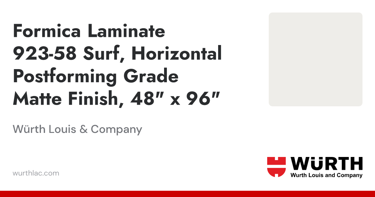 Formica Laminate 923-58 Surf, Horizontal Postforming Grade Matte Finish ...