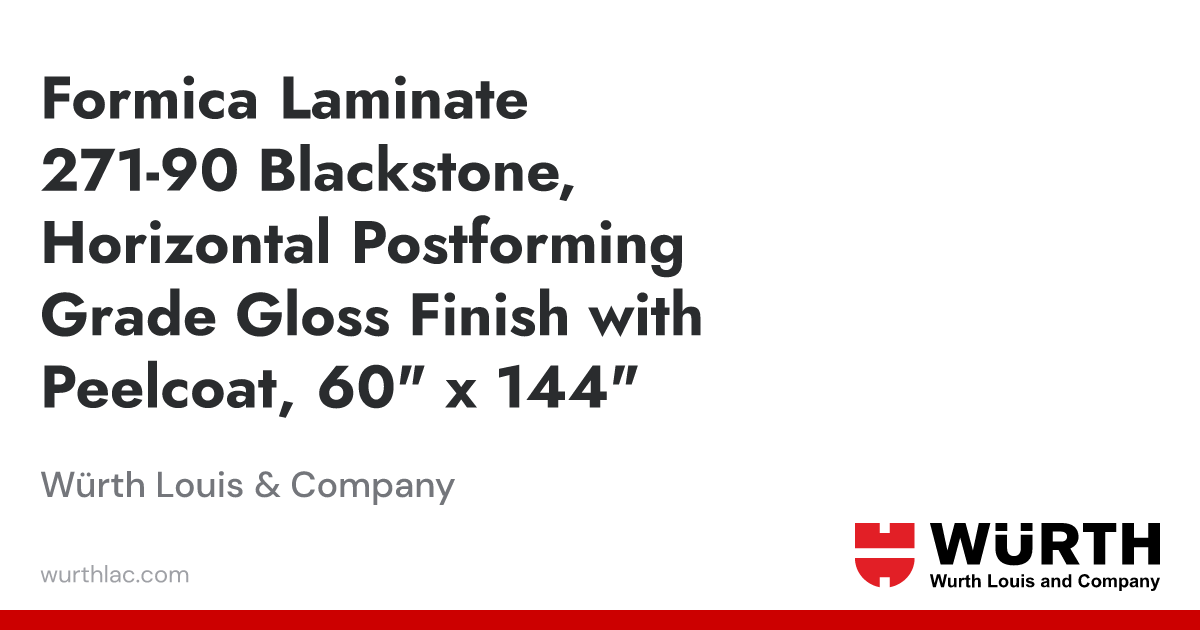 Formica Laminate 271-90 Blackstone, Horizontal Postforming Grade Gloss ...