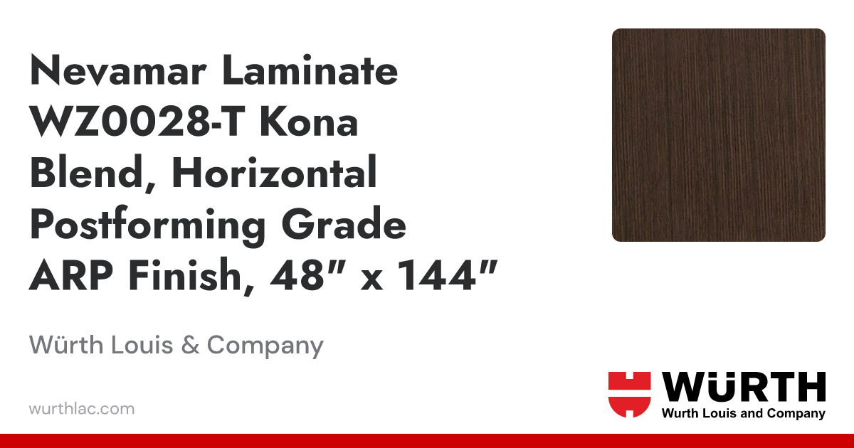 Nevamar Laminate WZ0028-T Kona Blend, Horizontal Postforming Grade ARP ...