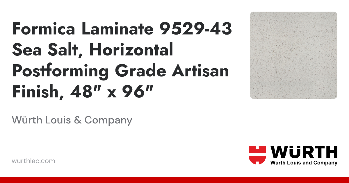 Formica Laminate 9529-43 Sea Salt, Horizontal Postforming Grade Artisan ...