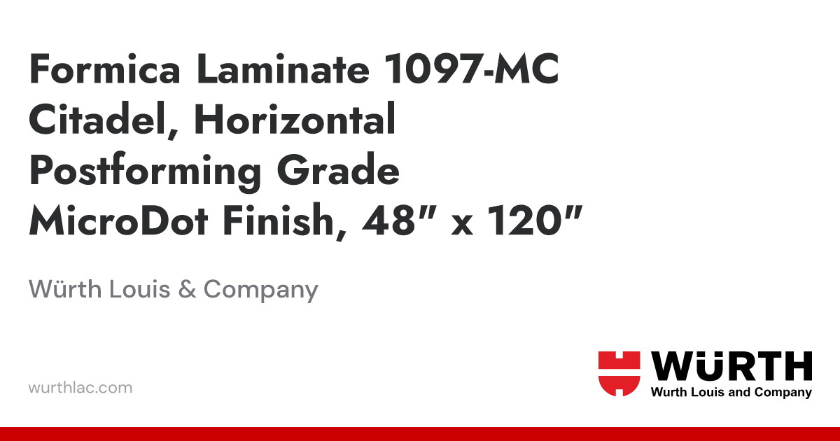 Formica Laminate 1097-MC Citadel, Horizontal Postforming Grade MicroDot ...