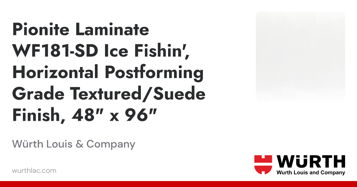 Pionite Laminate WF181-SD Ice Fishin', Horizontal Postforming Grade ...