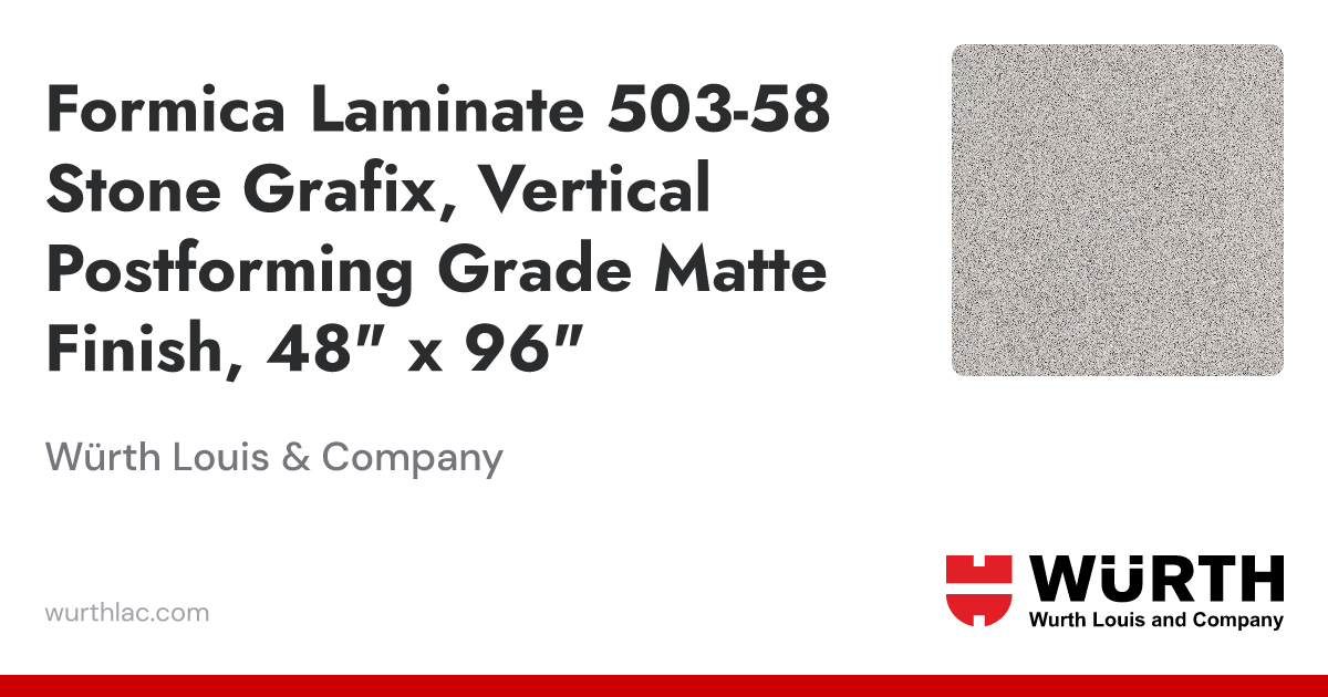 Formica Laminate 503-58 Stone Grafix, Vertical Postforming Grade Matte ...