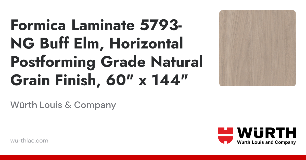 Formica Laminate 5793-NG Buff Elm, Horizontal Postforming Grade Natural ...