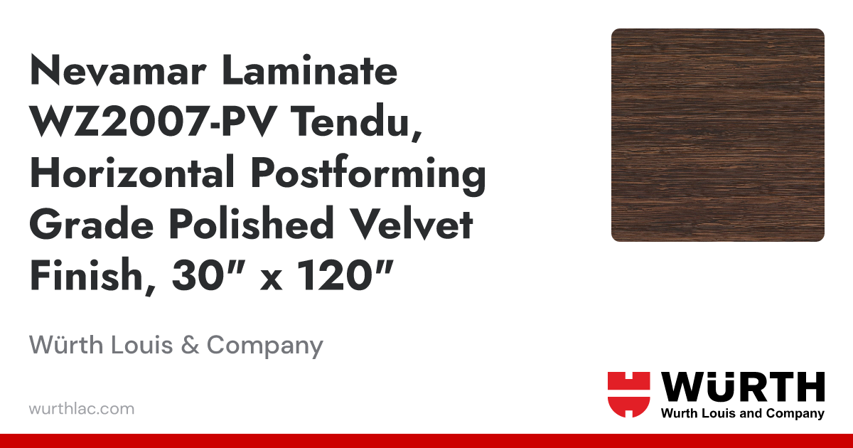 Nevamar Laminate WZ2007-PV Tendu, Horizontal Postforming Grade Polished ...