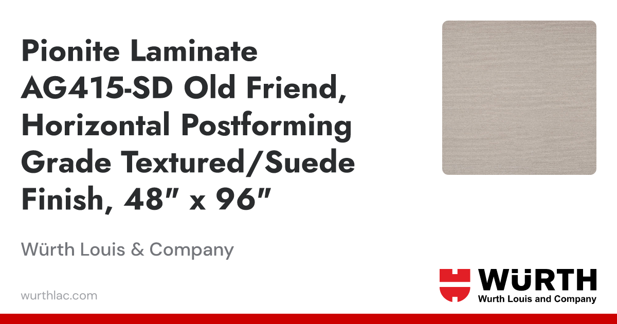 Pionite Laminate AG415-SD Old Friend, Horizontal Postforming Grade ...