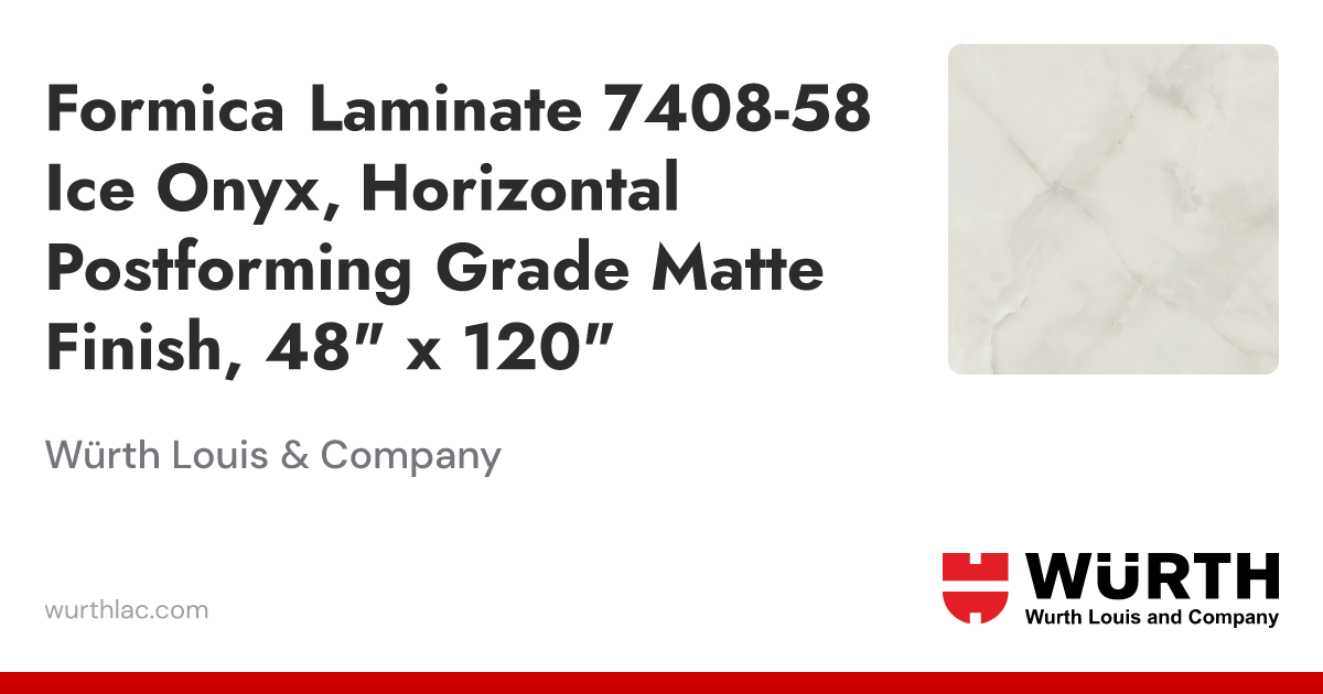 Formica Laminate 7408-58 Ice Onyx, Horizontal Postforming Grade Matte ...