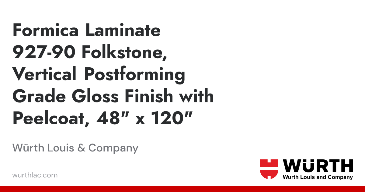Formica Laminate 927-90 Folkstone, Vertical Postforming Grade Gloss ...