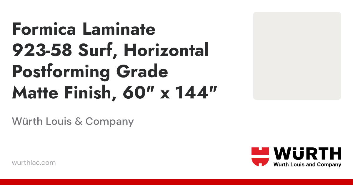 Formica Laminate 923-58 Surf, Horizontal Postforming Grade Matte Finish ...
