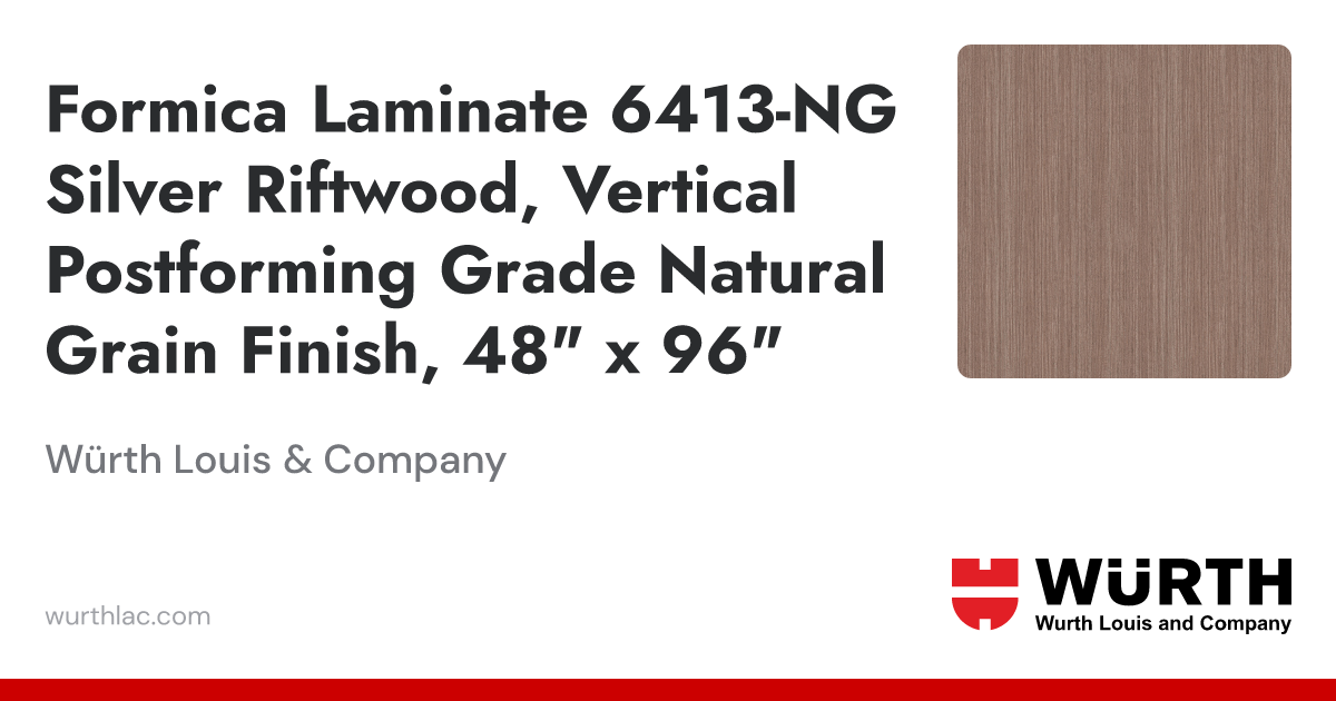 Formica Laminate 6413-NG Silver Riftwood, Vertical Postforming Grade ...
